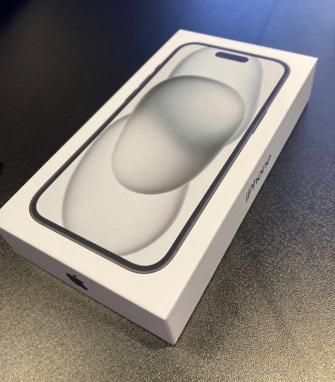 Apple iPhone 15 128GB Schwarz Verpackung ungeöffnet (Neu und ...