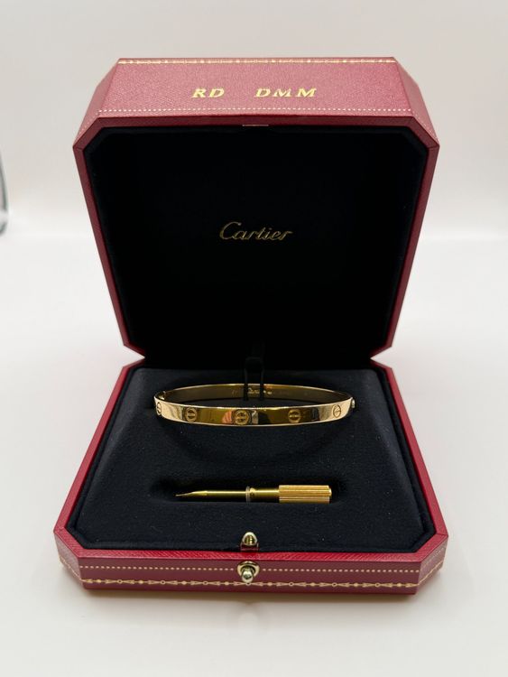 Cartier Love Bracelet – Modèle Classique – Or Jaune 18k (D'occasion) à ...