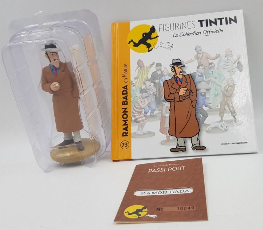 Hergé - Figurine Tintin 73 - Ramon Bada en Filature | Kaufen auf Ricardo