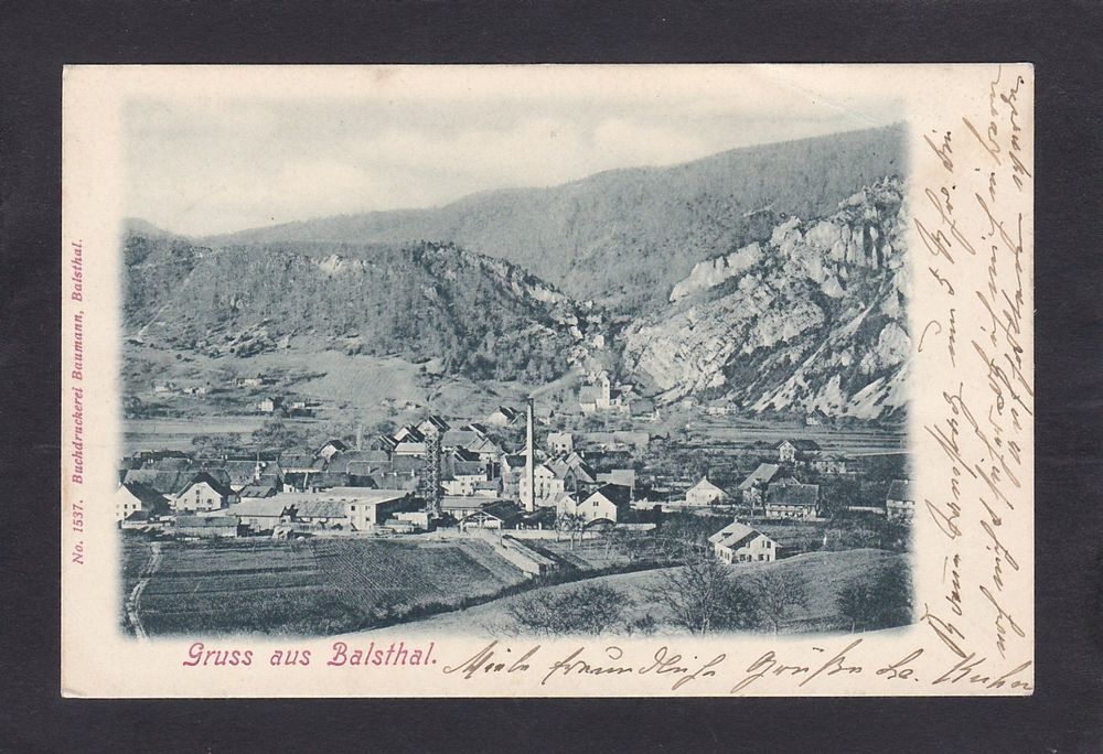 BALSTHAL, 1900 (Gebraucht) in Wikon für CHF 6 – mit Lieferung auf Ricardo kaufen