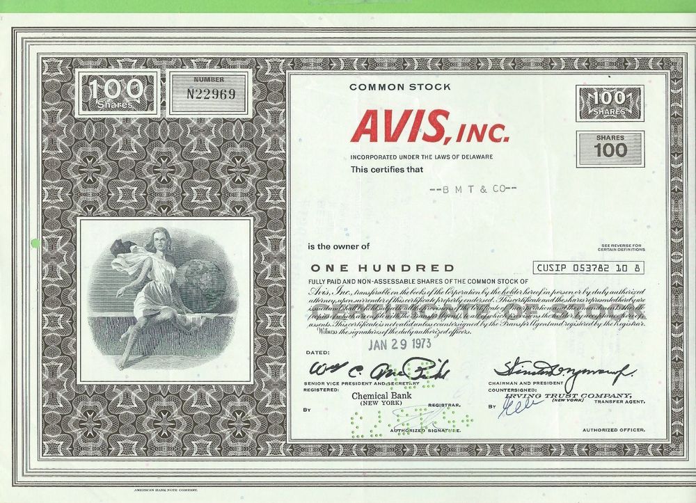 AVIS, INC. 1973 | Kaufen auf Ricardo