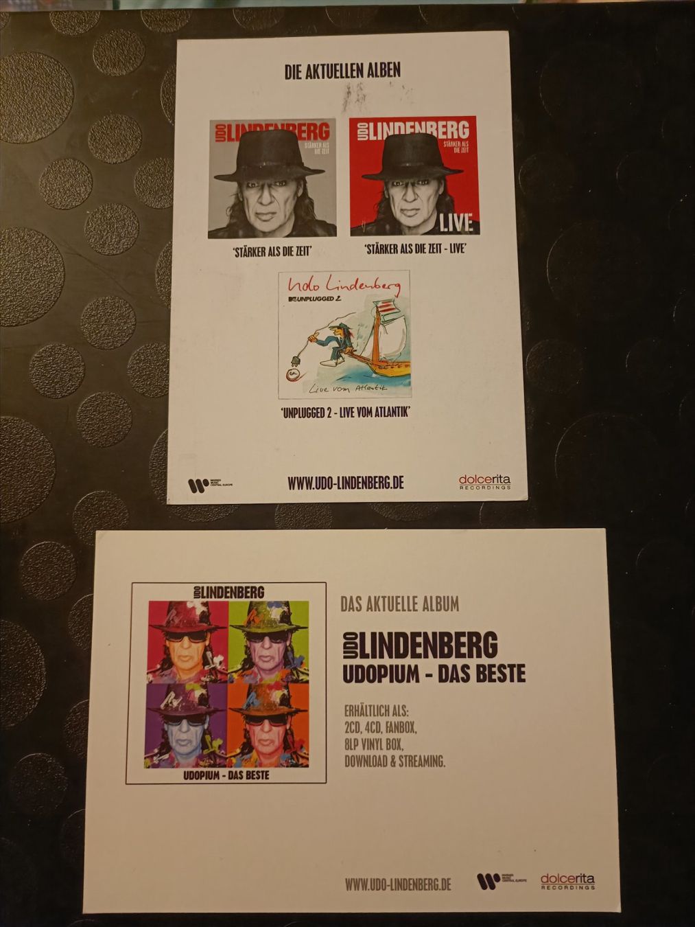 Udo Lindenberg -2 handsigniert Autogrammkarten (Gebraucht) in Menziken ...
