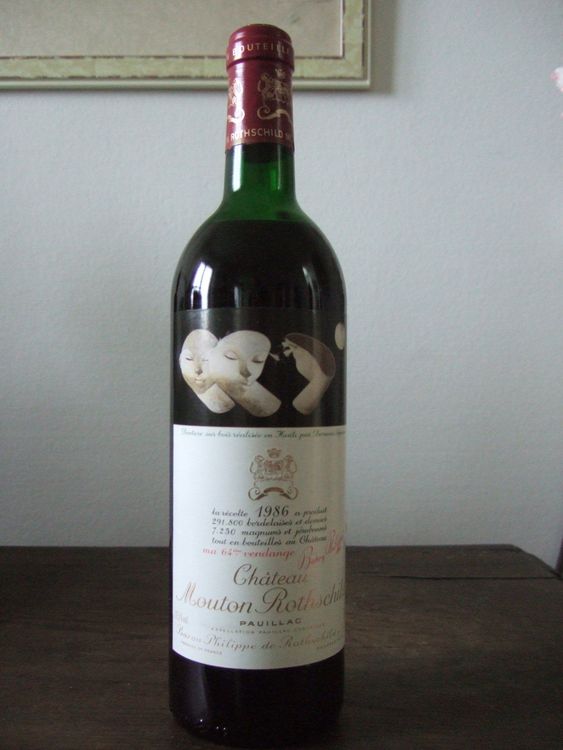 1 Fl. Ch. Mouton Rothschild 1986 ab Fr1. (Neu (gemäss Beschreibung)) in Kriens für CHF 446 – mit ...