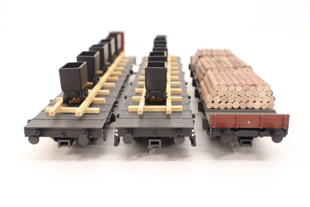 Trix 23990 DB Flachwagen-Set “Kohle und Energie” DC H0 (Gebraucht) in Basel für CHF 50 – mit ...