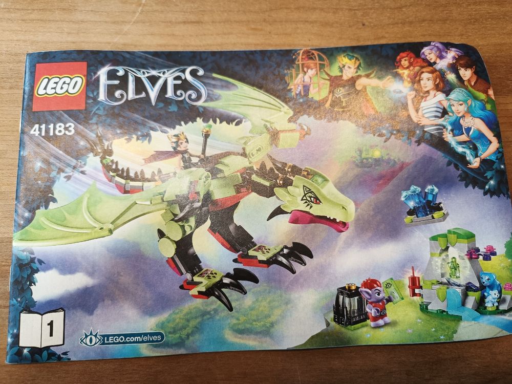 Lego Elves 41183 - Goblins Königs Teufels Drachen *komplett* (Gebraucht ...