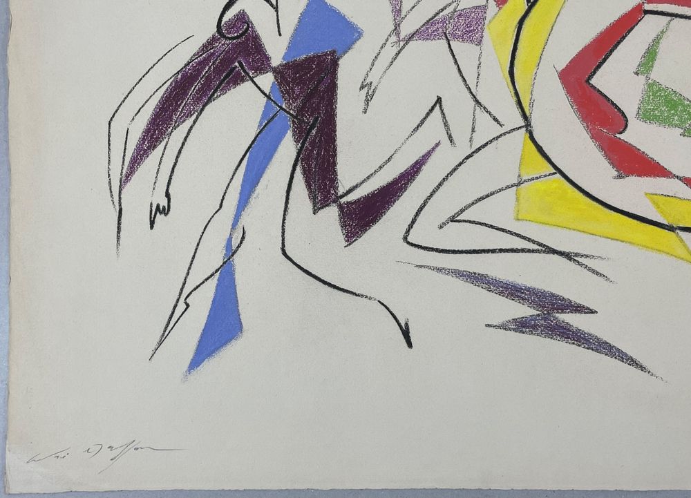 Andre Masson (1896-1987) grosse Pastell Zeichnung (Gebraucht) in Root ...