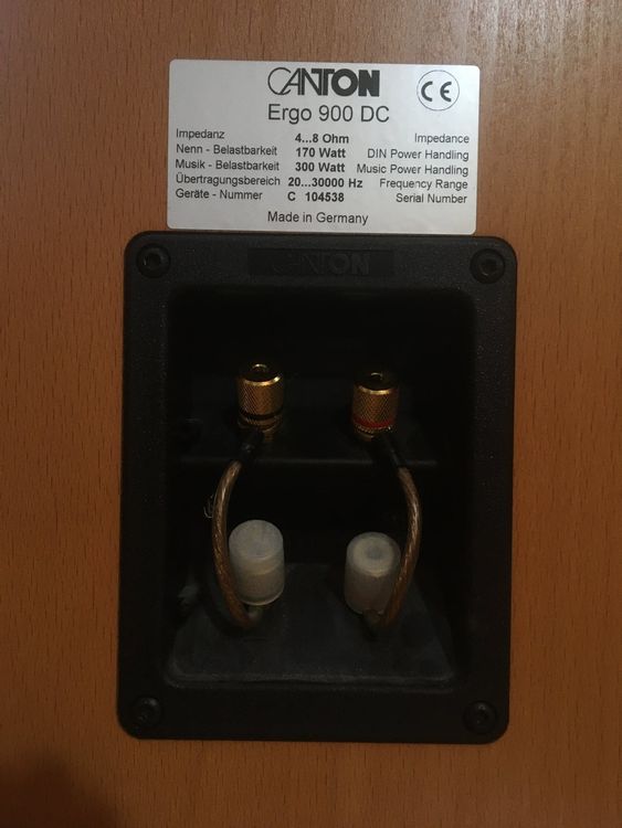 Ein Paar High-end Lautsprecher Canton Ergo 900 DC, makellos (Gebraucht) in Küsnacht ZH für CHF ...