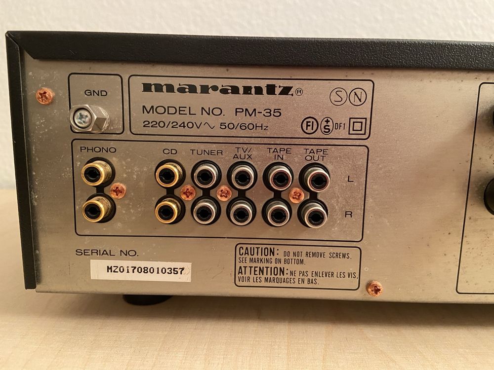 Marantz PM-35 HiFi-Verstärker *defekt* (Gebraucht) in Bern für CHF 1 ...