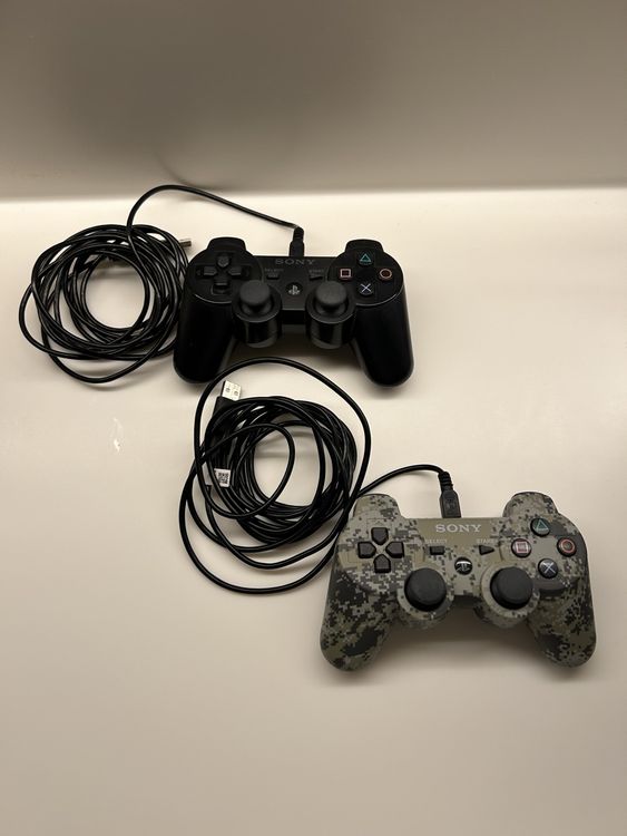 PS3 Wireless Controller CECHZC2E + Speedlink Kabel-Set (Gebraucht) in ...