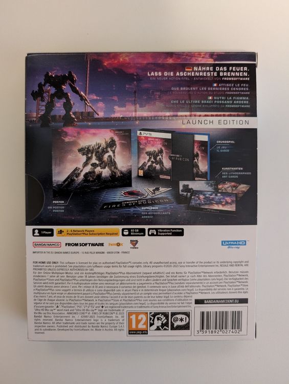 ARMORED CORE 6 FIRES OF RUBICON (PS5) (Neu (gemäss Beschreibung)) in ...
