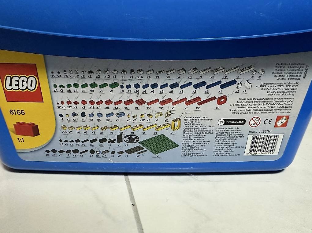original LEGO 6166 Baukasten Aufbewarunsbox, vollständig. (Gebraucht ...