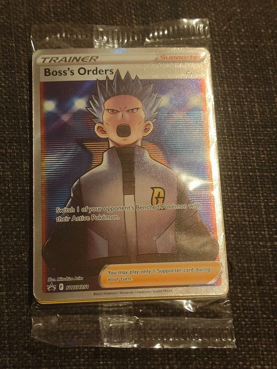 SWSH 251 Boss's Orders EN (Sealed pack promo) | Kaufen auf Ricardo