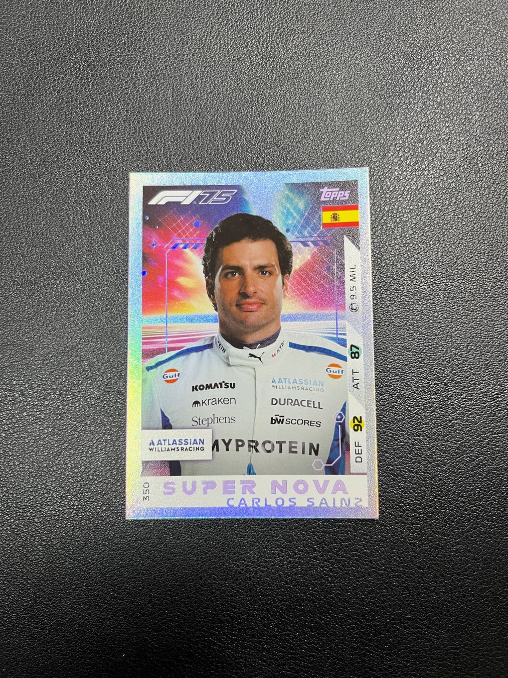Topps Turbo Attax 2025 Carlos Sainz 350 (Neu (gemäss Beschreibung)) in ...