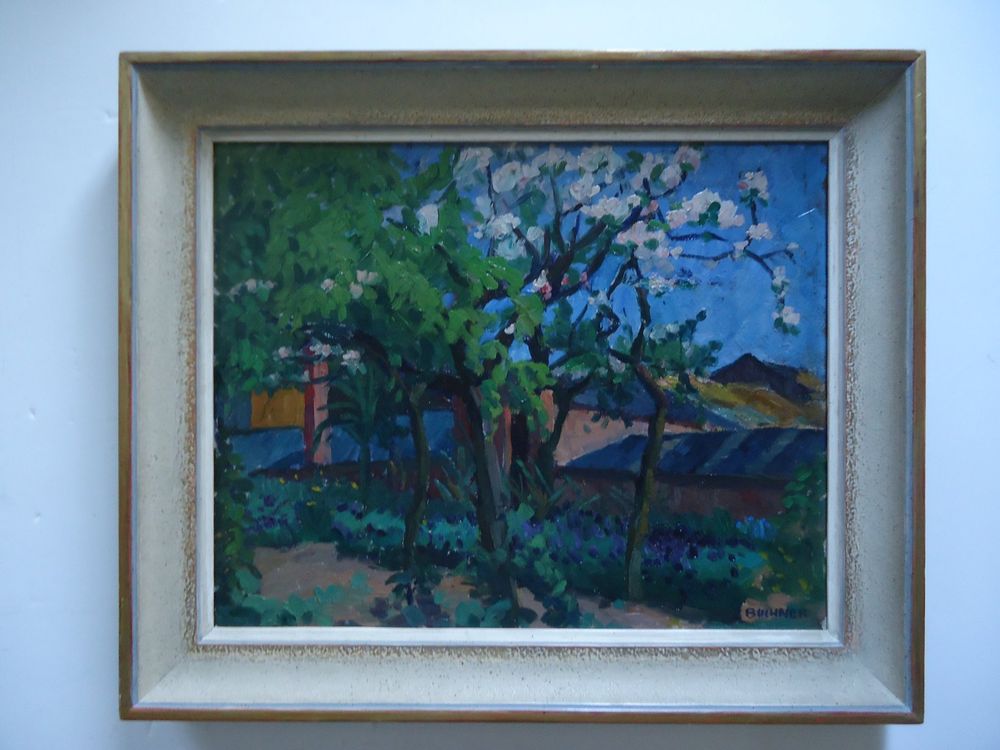 ERNST BUCHNER BASEL 1886 -1951 Oel auf Malkarton | Kaufen auf Ricardo