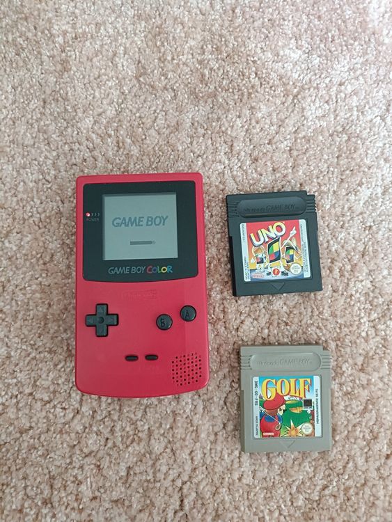 Gameboy Color in ruby red (Gebraucht) in Pratteln für CHF 75 – mit ...