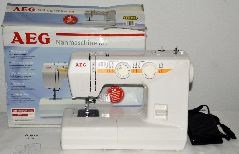 Nähmaschine AEG 1715 machine à coudre | Kaufen auf Ricardo