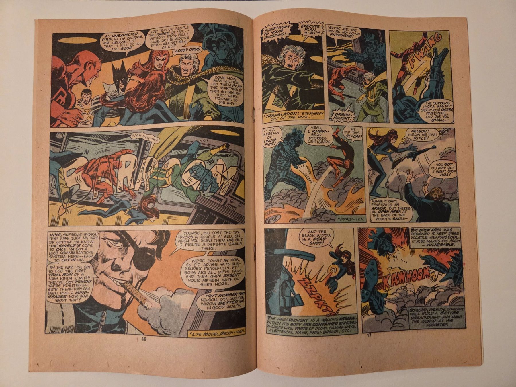 DAREDEVIL #123 (Marvel, 1975) Nick Fury appearance (Gebraucht) in ...