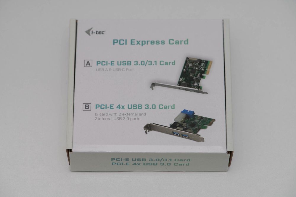 I-Tec PCI-E USB 3.1 Gen2 (USB-A & USB-C) | Kaufen auf Ricardo