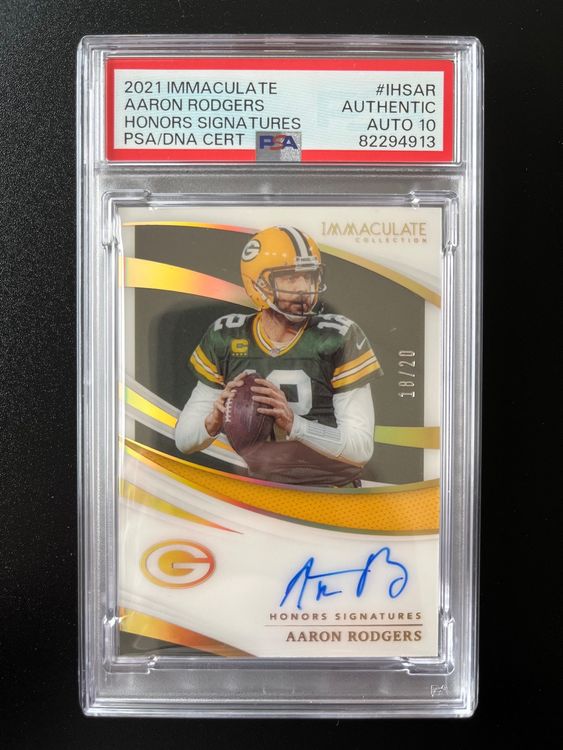 Aaron Rodgers Honor Signatures PSA 🏈 (Gebraucht) in Fällanden für CHF ...