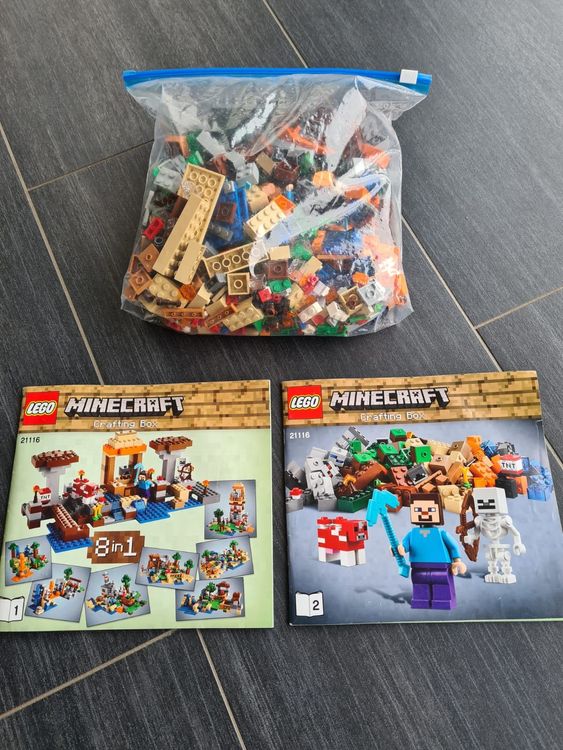 Lego Minecraft" Crafting Box 8 in 1" ( 21116) | Kaufen auf Ricardo