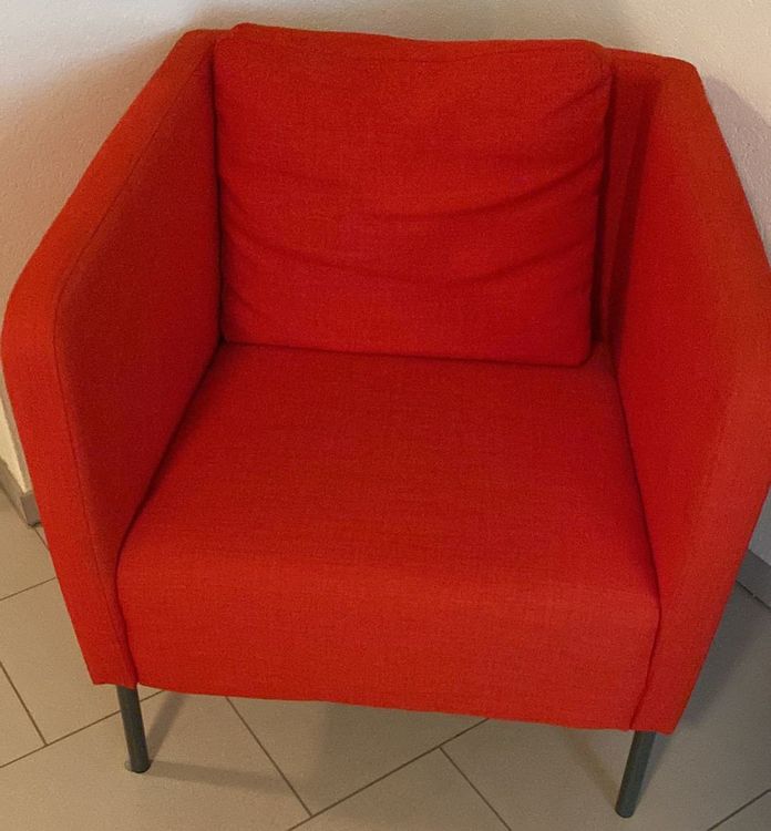 IKEA EKERÖ Sessel rot Stoffbezug | Kaufen auf Ricardo