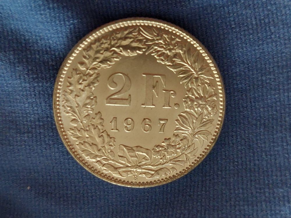 2 FRANKEN 1967 SUPER ERHALTUNG | Kaufen auf Ricardo