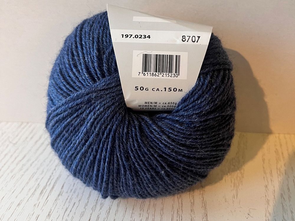 1 Knäuel Merino 150 Fine Superwash Lang Yarns (Neu (gemäss Beschreibung ...