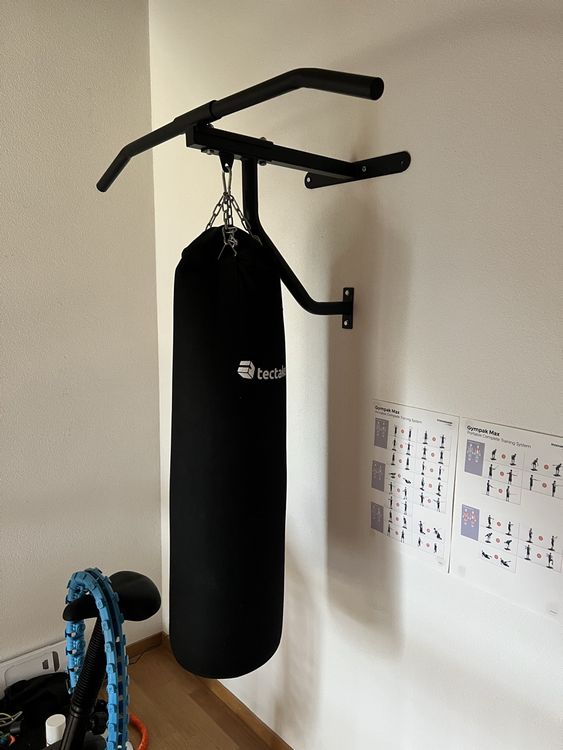 Tectake Boxsack mit Halterung – Perfektes Home-Gym-Set (Neu (gemäss ...