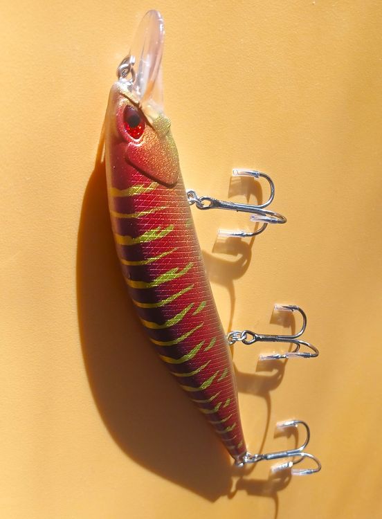 Neuer Hecht Wobbler 14 cm, 20 Gramm mit Geräuschkugeln (Neuf avec emballage d'origine) à Zürich ...