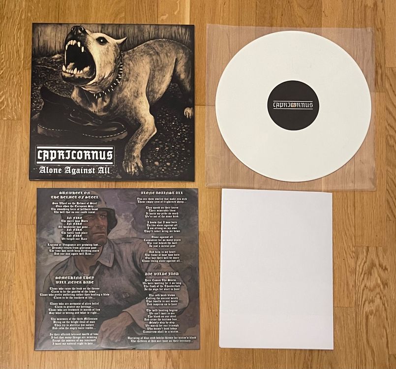 Capricornus - Alone Against All White 12“ LP Vinyl (Neu (gemäss ...