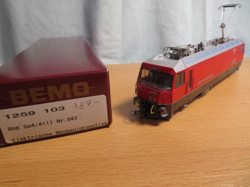 1259 103 BEMO RhB Ge 4/4 III Neubaulok | Kaufen auf Ricardo