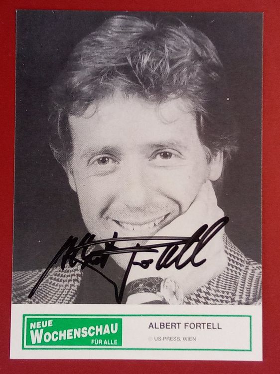 Albert Fortell Autogramm signiert Fotopostkarte 10x15cm (Gebraucht) in ...