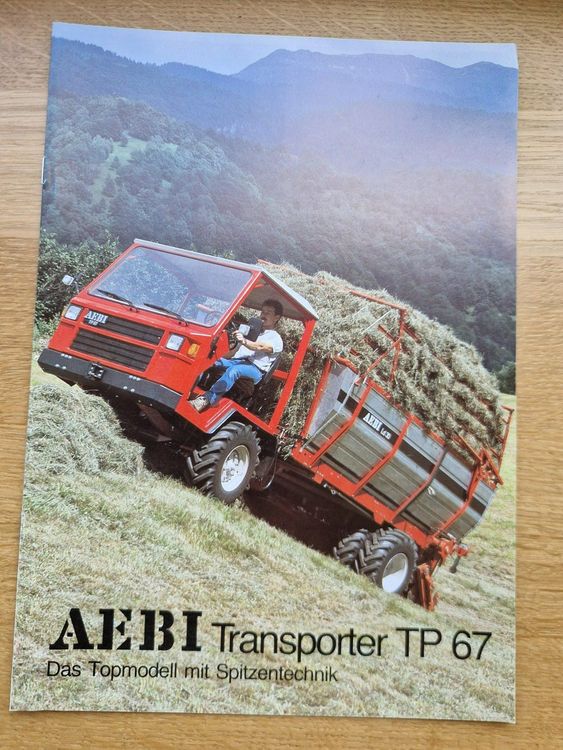 Original Prospekt Aebi Transporter TP67 (Gebraucht) in Dürnten für CHF 44 – mit Lieferung auf ...