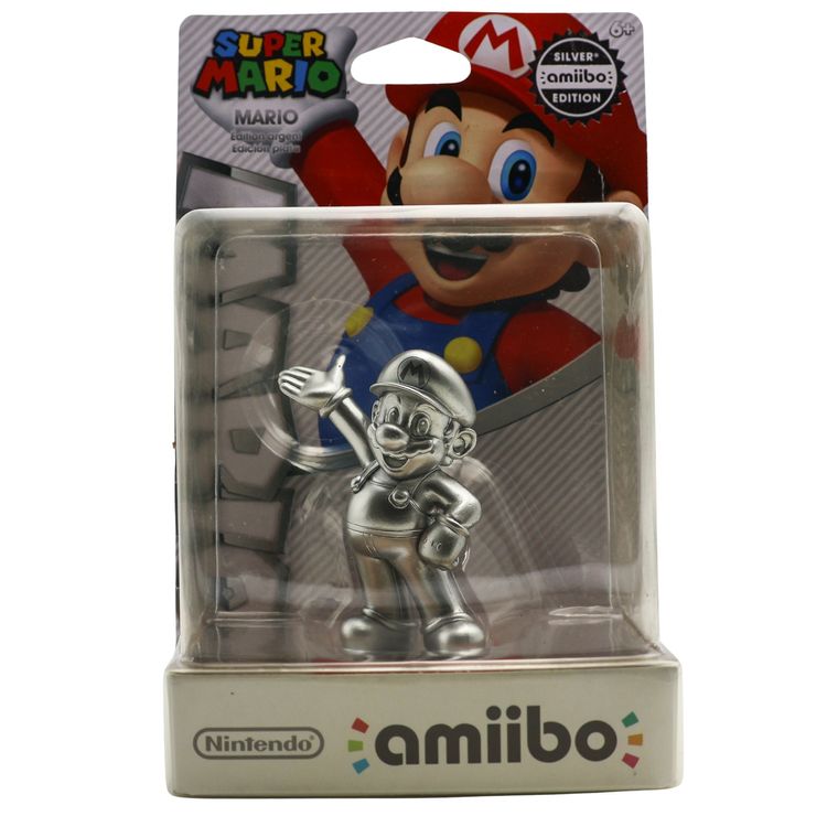 Mario - Silver Amiibo - NEW (Neu und originalverpackt) in Paudex für ...