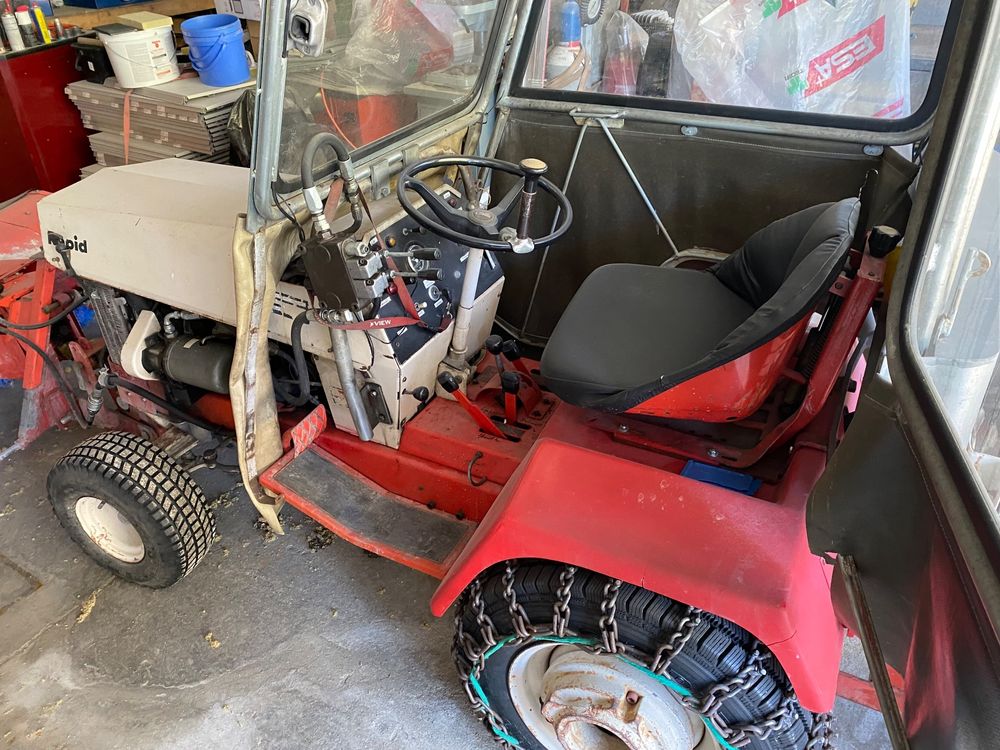 Traktor Gutbrod 2500, mit Schneefräse und Pflug (Gebraucht) in Pignia ...