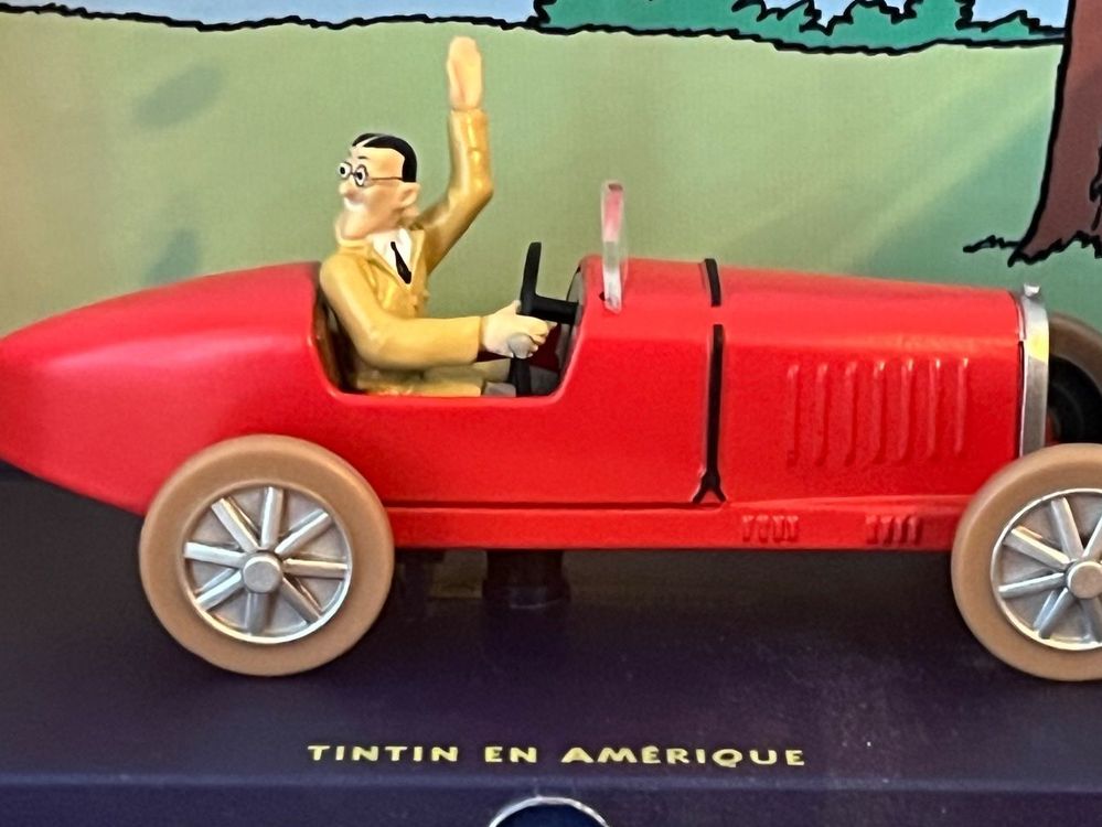 Tintin - En voiture ! - La Bugatti de Bobby Smiles (Atlas) (Neu und ...