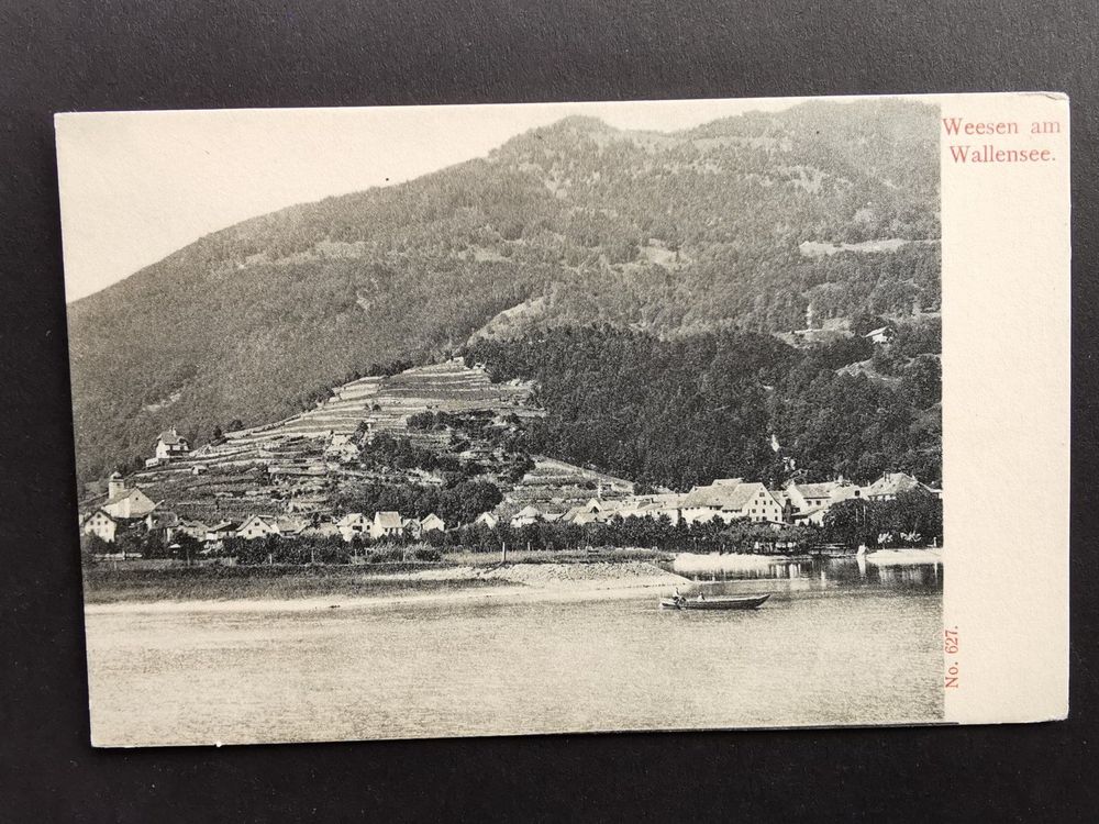 Alte Ansichtskarte Weesen am Walensee um 1900 St.Gallen (Gebraucht) in Rheineck für CHF 8 – mit ...