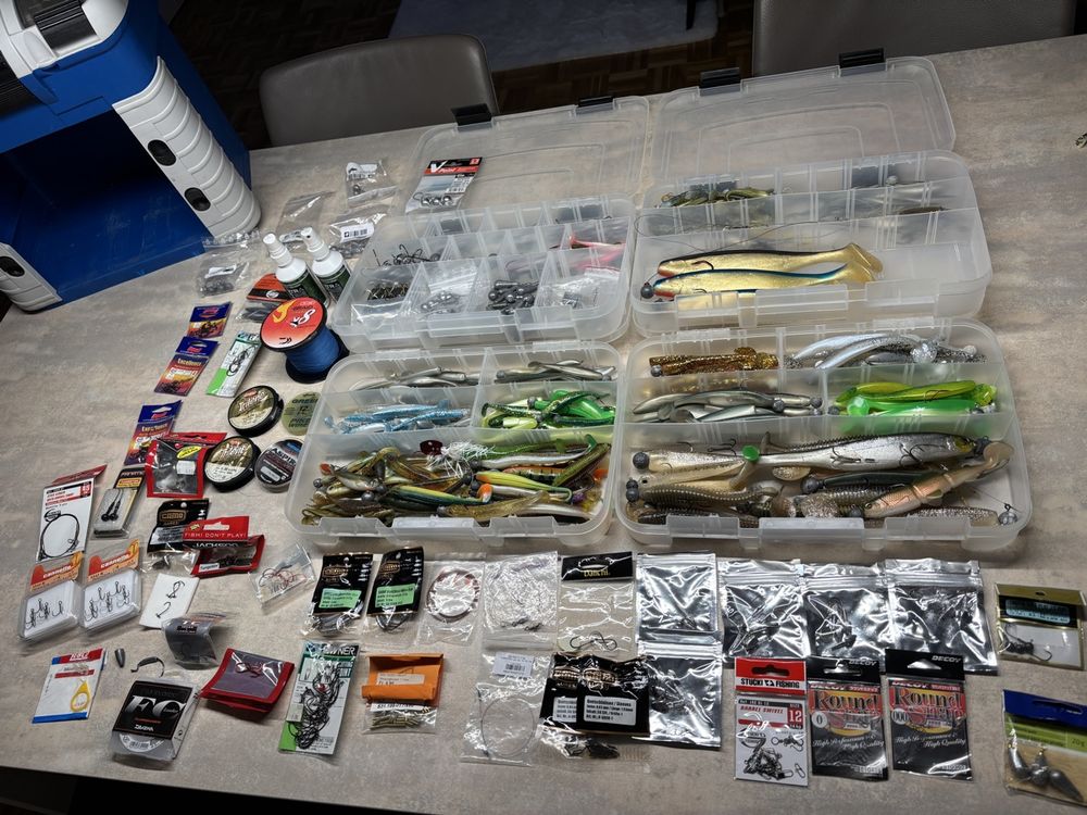 Grosses Marken Fischerset inkl. Grosser Box (Gebraucht) in Thierachern ...