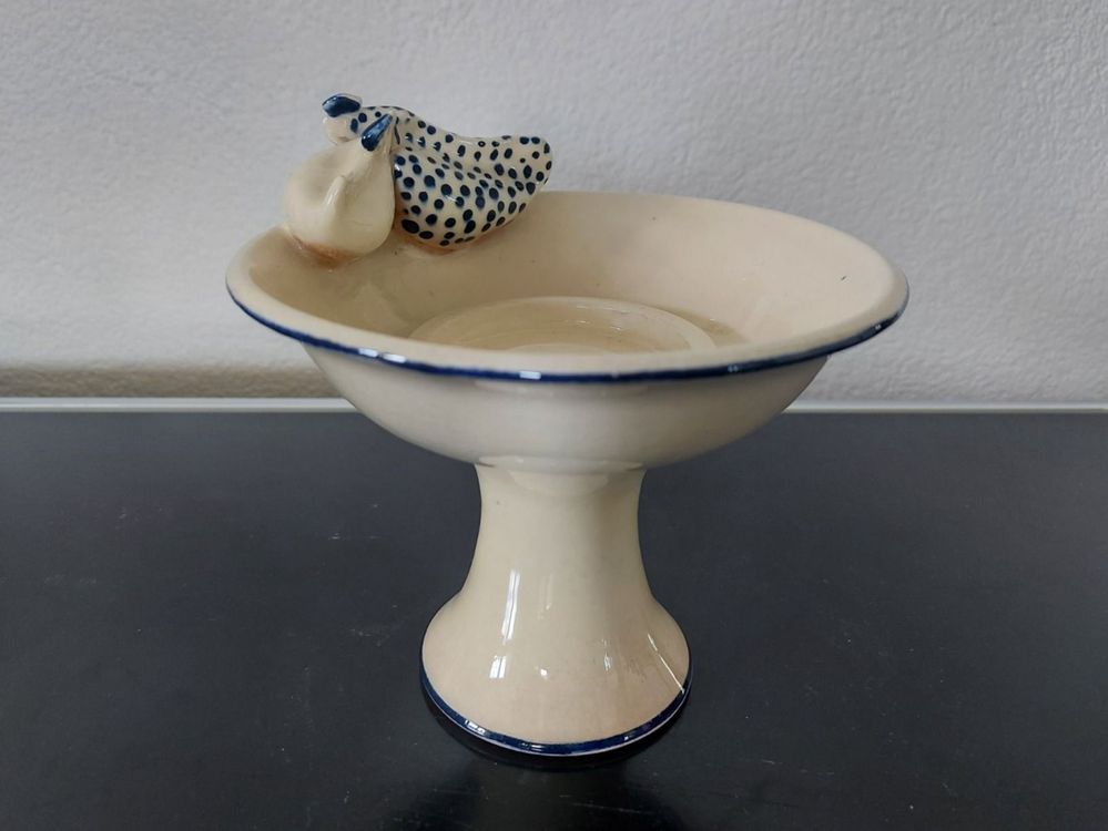 Schale Mit Fuß Keramik
