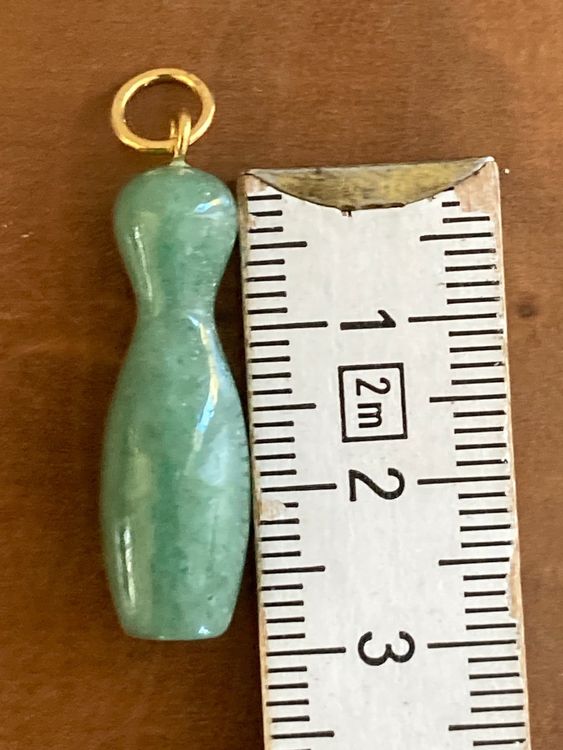 Schmuckanhänger Aventurin Kegel echter Stein Bead (Neu und ...