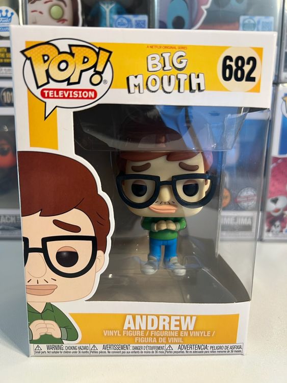 Funko POP! Television Big Mouth Andrew (Neuf avec emballage d'origine ...