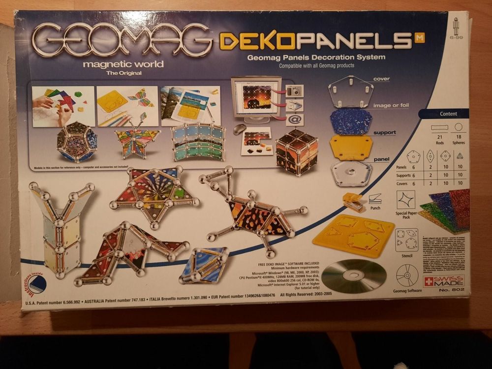 Geomag Original Dekopanels (Gebraucht) in Zürich für CHF 17 – mit ...
