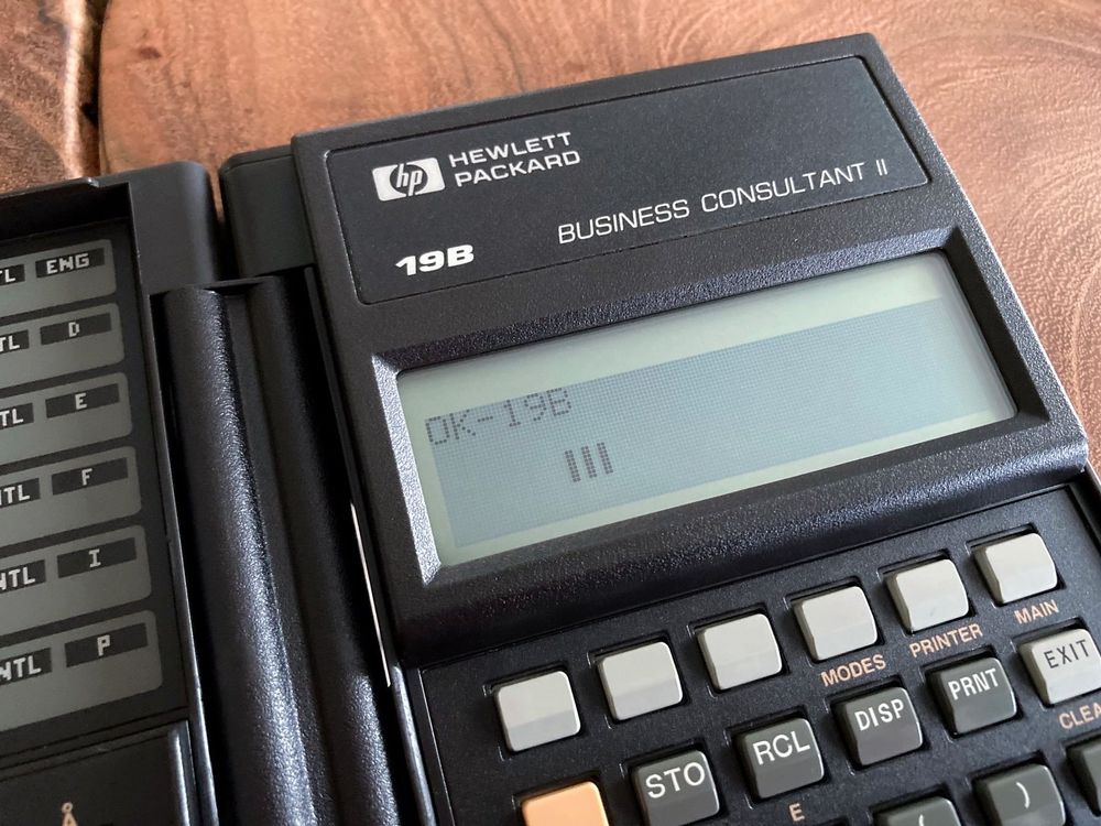 HP 19B Business Consultant II (Brandneu mit Handbuch) (Neu (gemäss ...