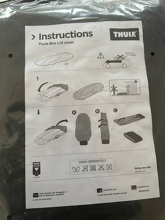 Neue Thule Dachbox Hülle XL / XXL / Sport Alpine (Gebraucht) in Reiden ...
