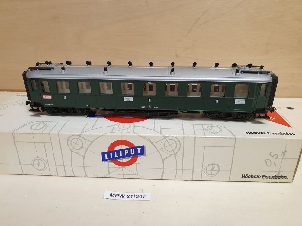 Liliput 846 01 - Bad.Länderbahn, III. Kl., Nr. 14083, grün (Neu (gemäss ...