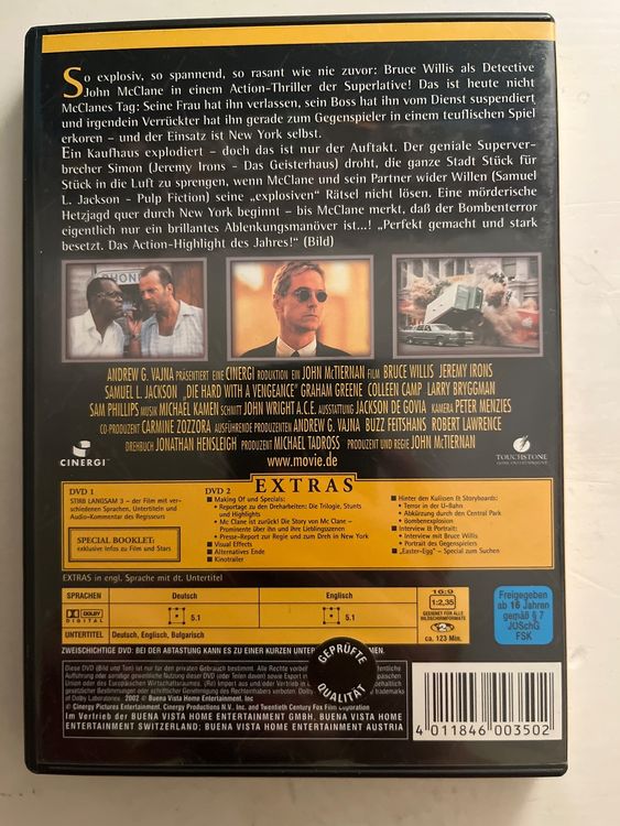 Stirb Langsam - Jetzt Erst Recht (2002) DVD 📀 Bruce Willis (Neu (gemäss Beschreibung)) in Sierre ...