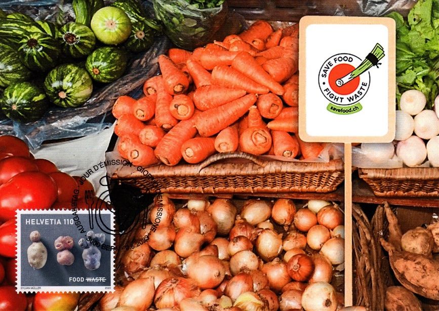 Maximumkarte No Food Waste - Safe Food - Fight Waste | Kaufen auf Ricardo