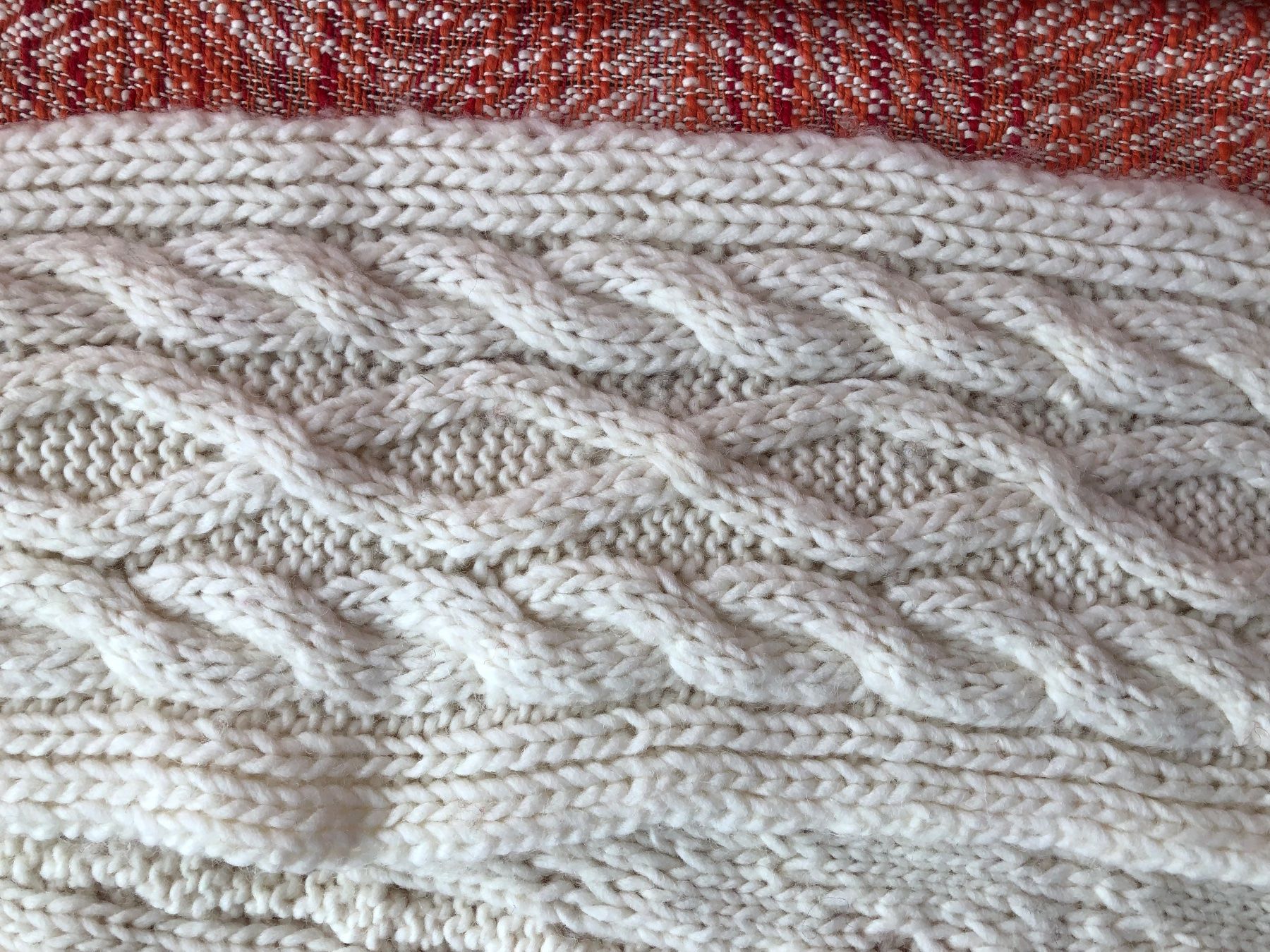 💗ABERCROMBIE & FITCH💗 Kuscheliger Schal mit Zopfmuster (Neu und ...