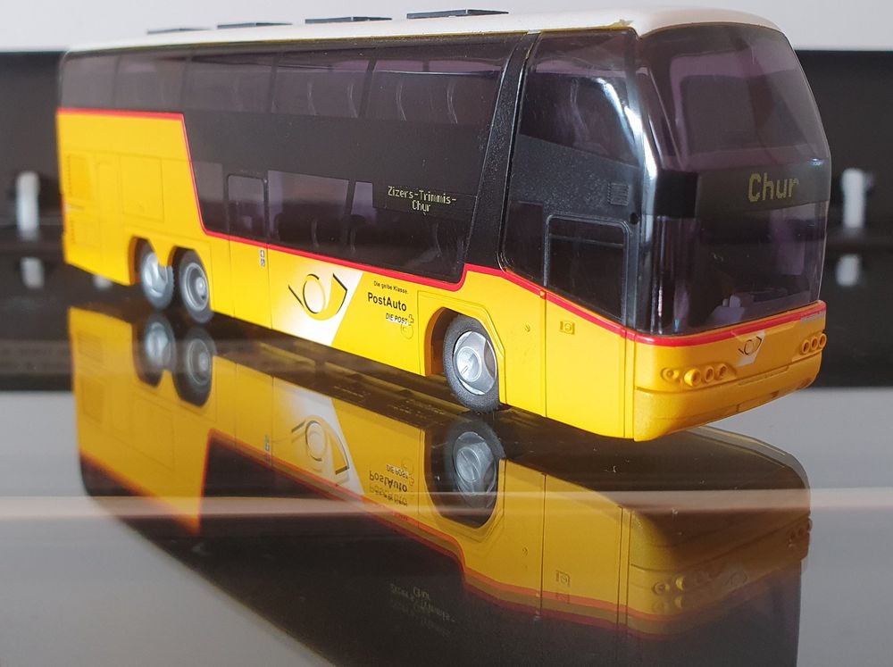 Rietze PostAuto PTT Neoplan Skyliner Doppeldecker Bus 1:87 | Acheter ...