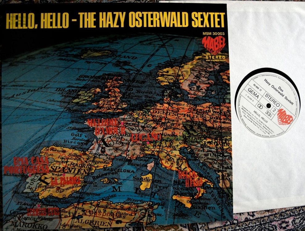 The Hazy Osterwald Sextet - Hello, Hello - LP ♪ GEWASCHEN ♪ (Gebraucht ...